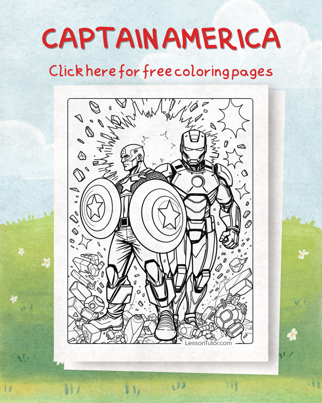 DC Comics - Free Coloring Pages, PDF Printables and Worksheets - Lesson ...