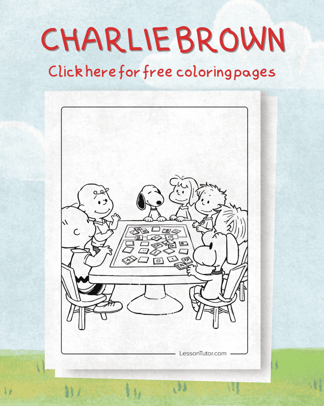 Peanuts & Snoopy - Free Coloring Pages, PDF Printables and Worksheets ...