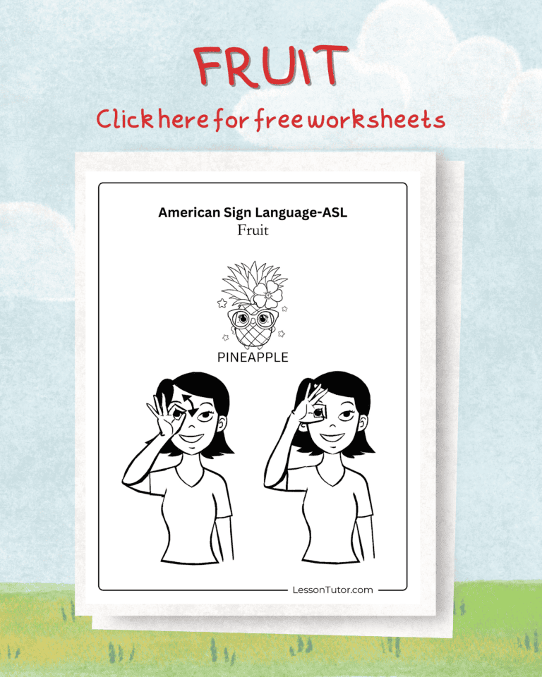 Sign Language - Free Coloring Pages, PDF Printables and Worksheets ...