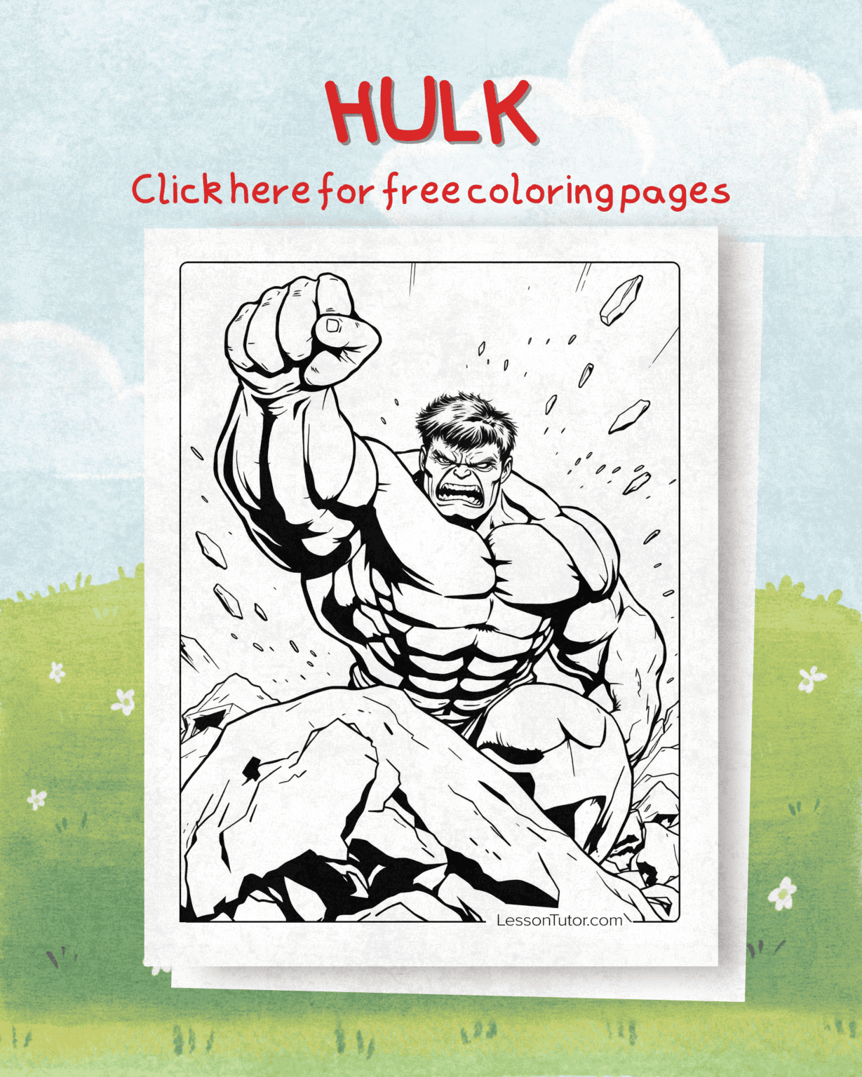 Marvel - Free Coloring Pages, PDF Printables and Worksheets - Lesson Tutor