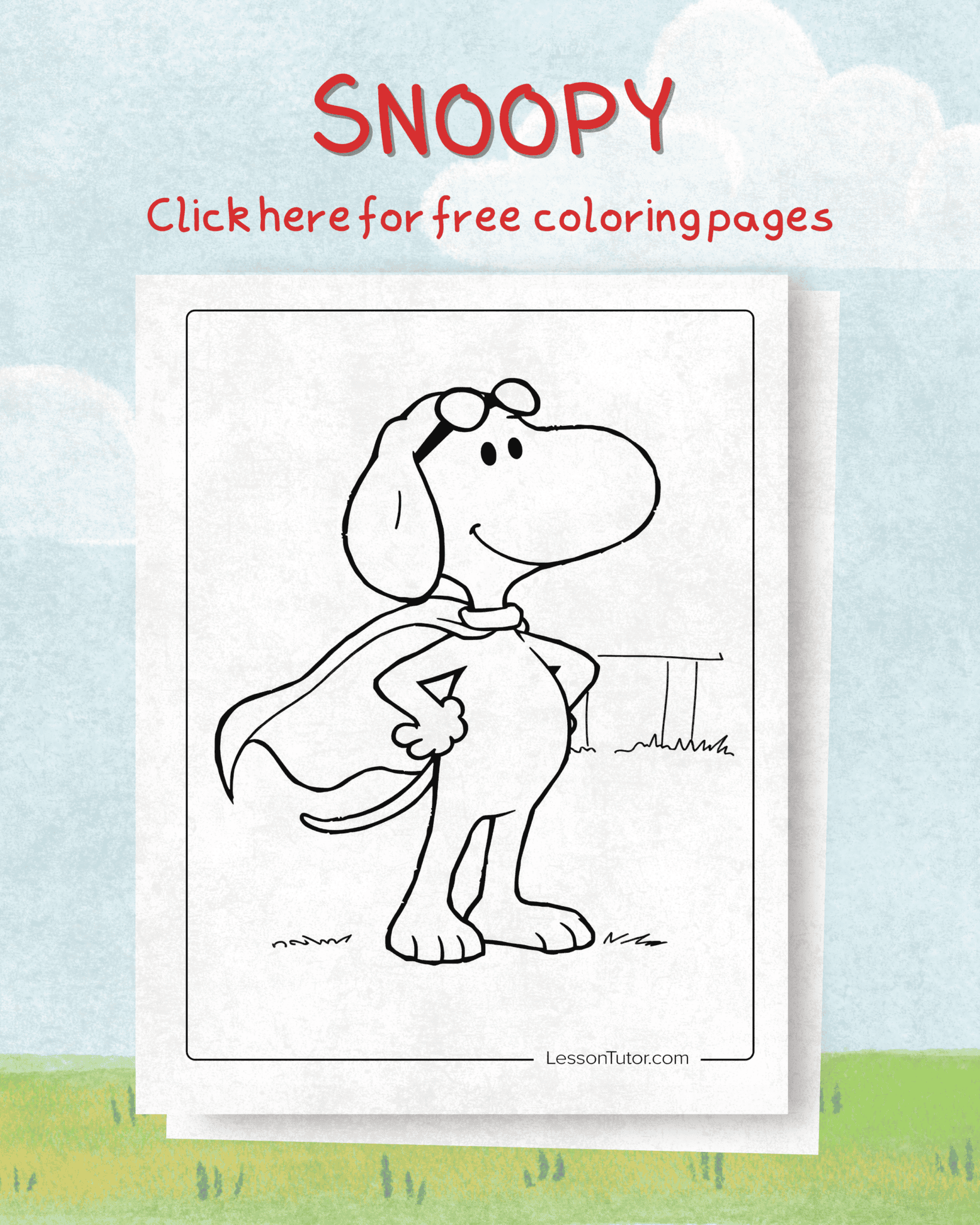 Peanuts & Snoopy - Free Coloring Pages, PDF Printables and Worksheets ...