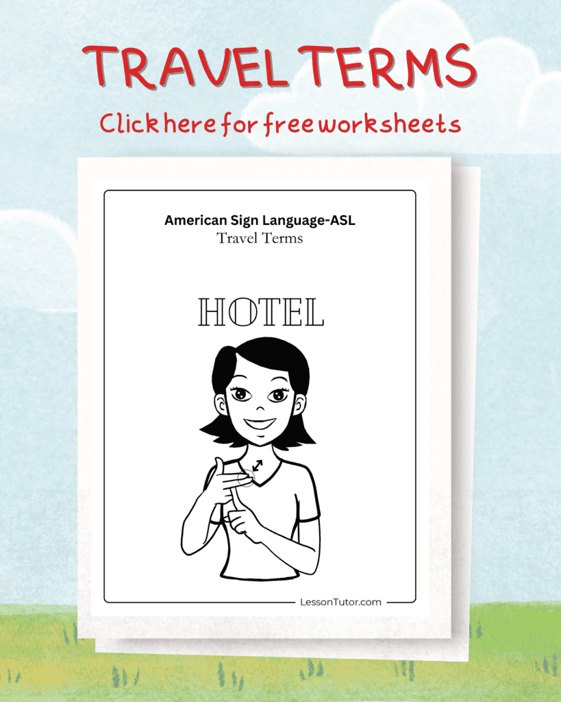 Sign Language - Free Coloring Pages, PDF Printables and Worksheets ...