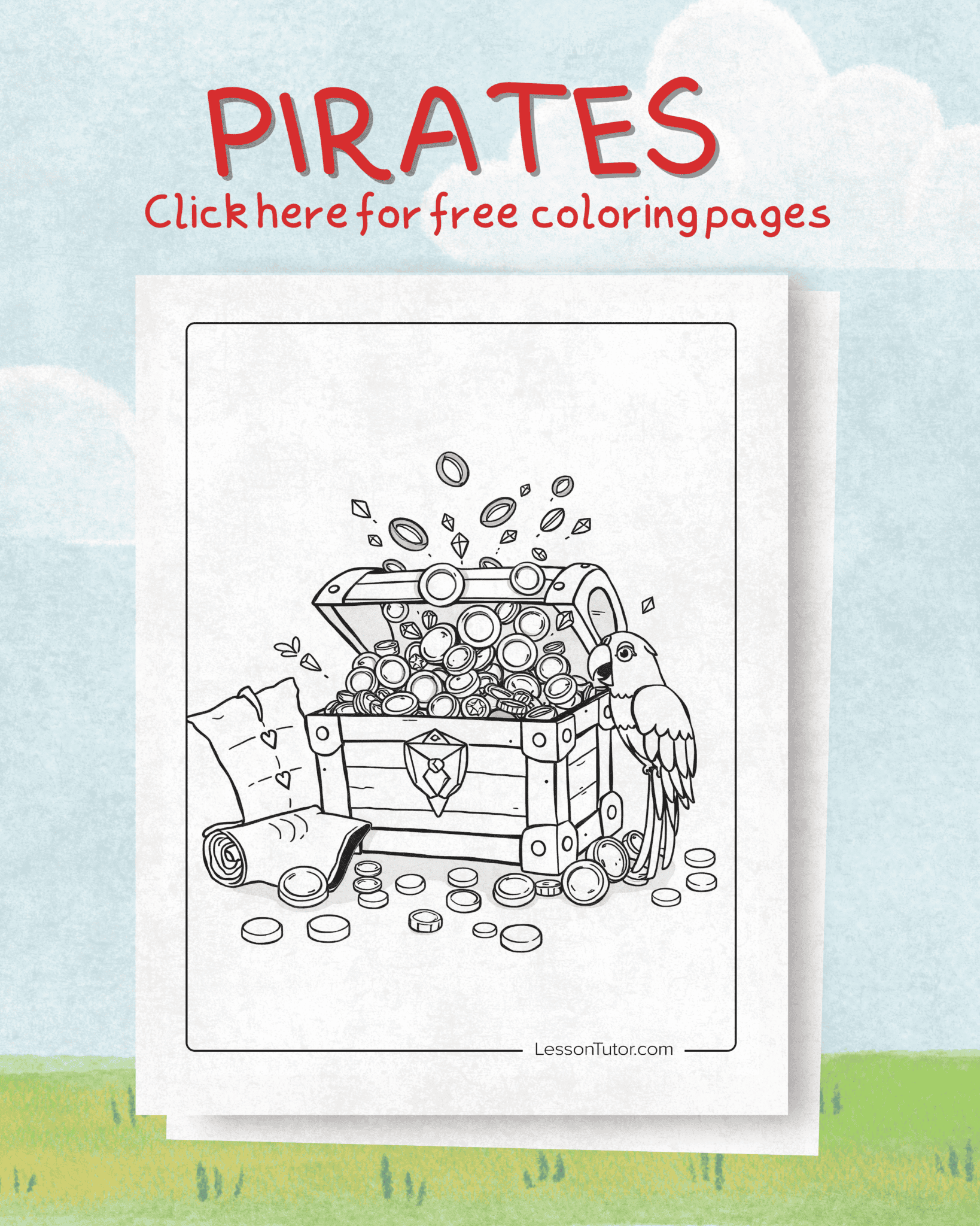 Pirates - Free Coloring Pages, PDF Printables and Worksheets - Lesson Tutor