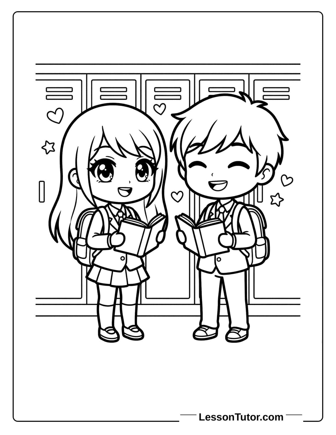 Gacha Life Coloring Pages - Lesson Tutor